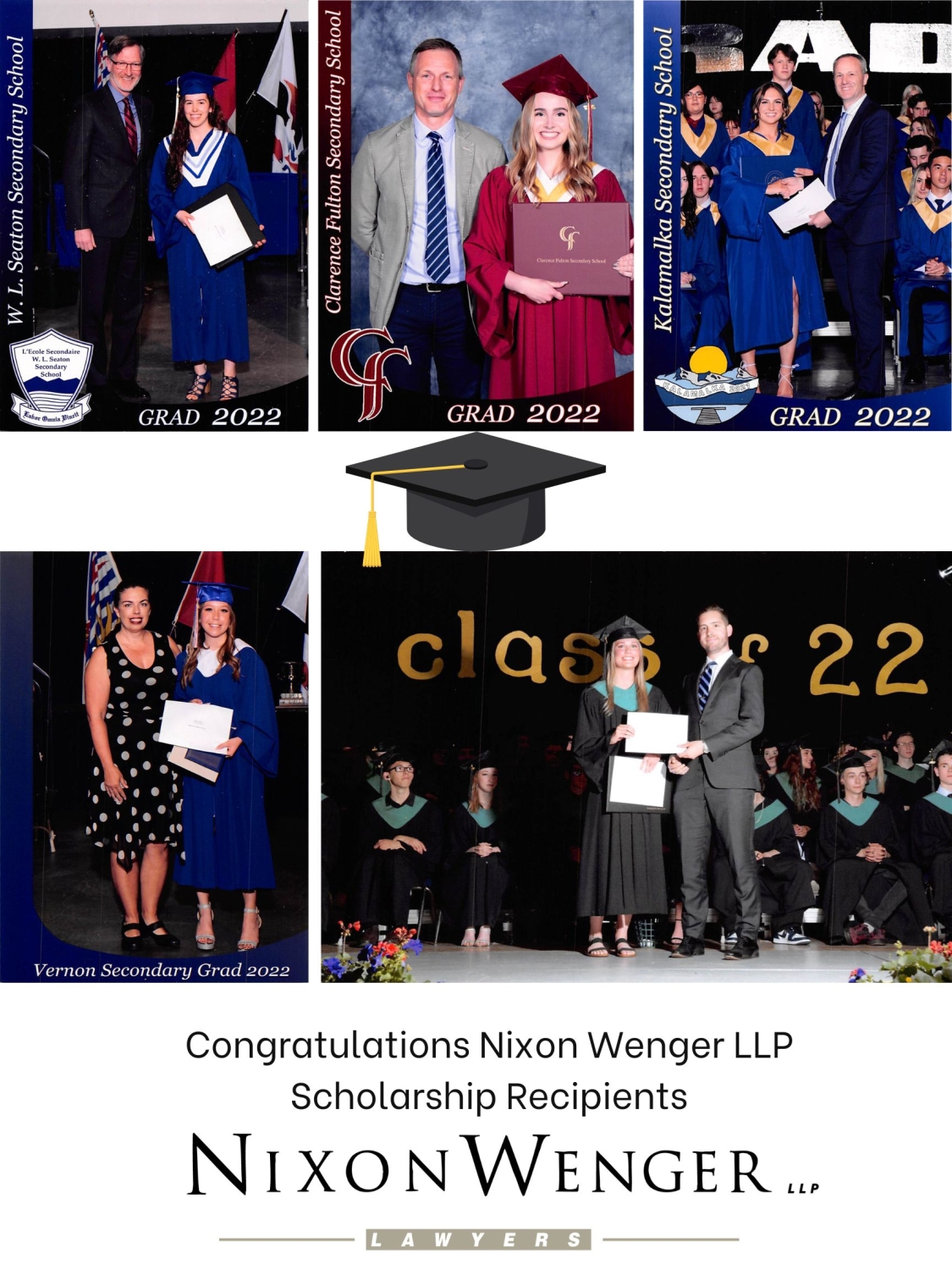2022 Scholarship Recipients - Nixon Wenger LLP